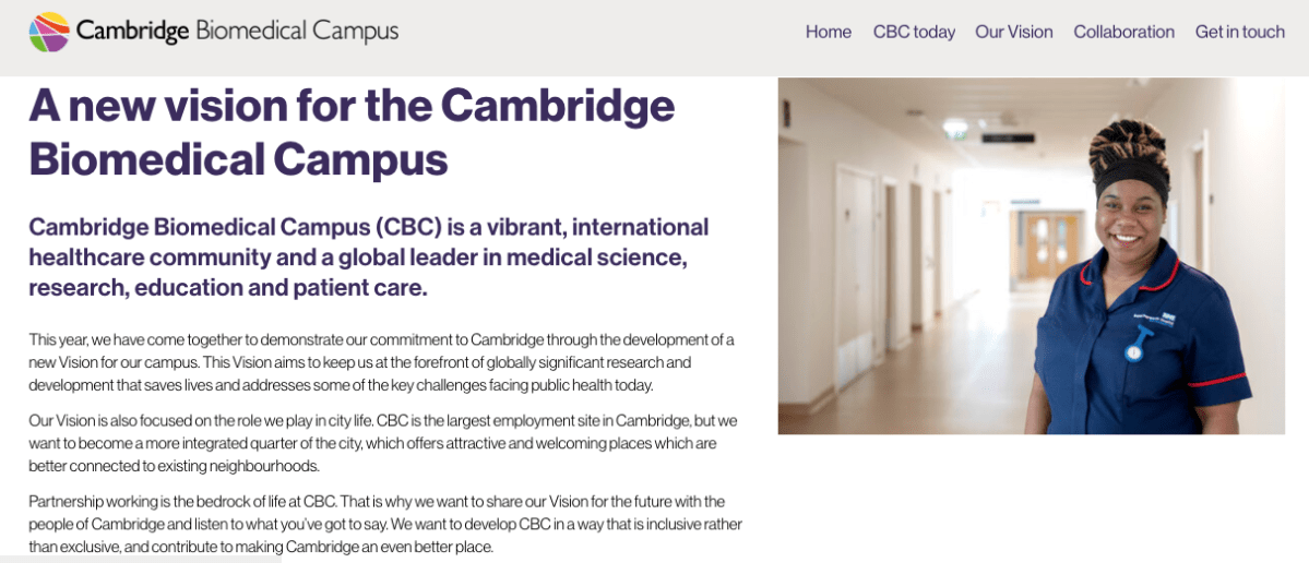 A new vision for the Cambridge Biomedical Campus – but what of the old ...
